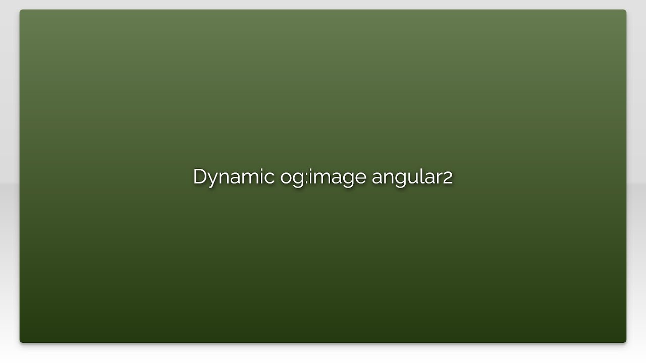 Dynamic og:image angular2