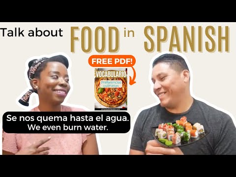 Talk about FOOD in Mexican Spanish - Intermediate Spanish Comprehensible Input Listening Practice