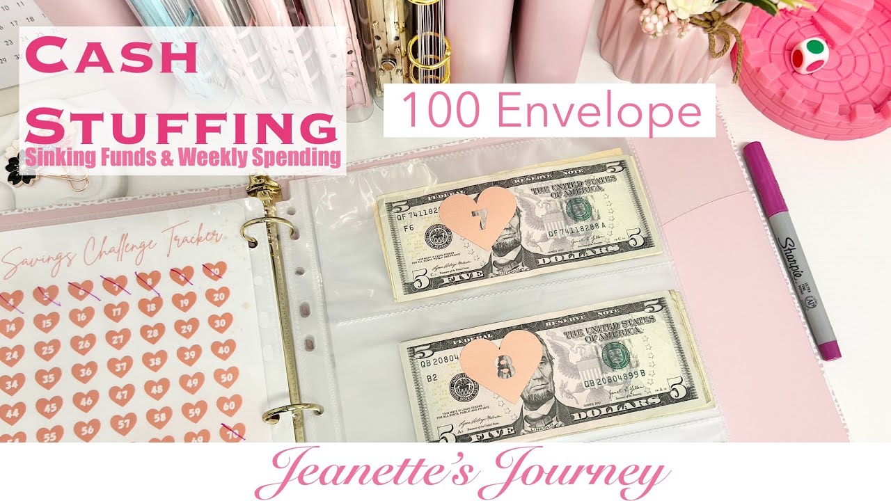 100 ENVELOPE SAVINGS CHALLENGE | $230 CASH STUFFING  | WEEKLY SPENDING | CASH ENVELOPES
