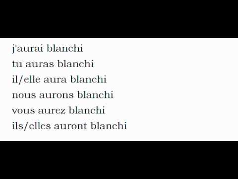 La conjugaison du verbe Blanchir