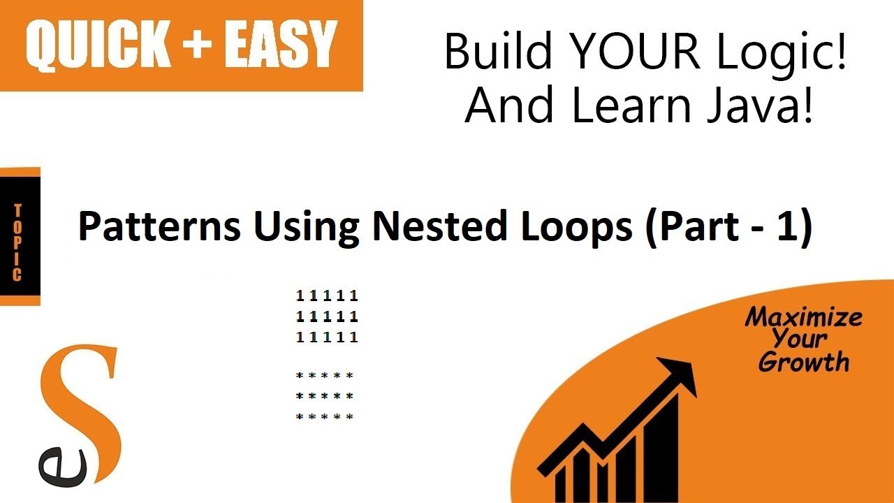 Java | Patterns |  Nested For Loop | Part -1