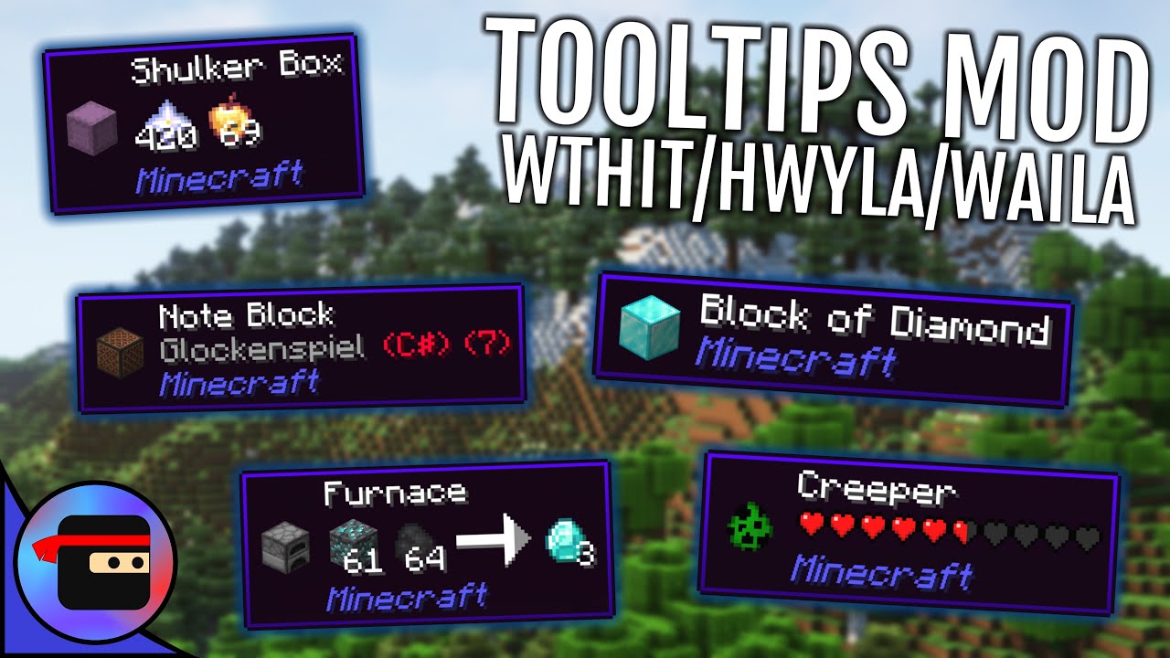 WTHIT: USEFUL Tooltip Mod! (HWYLA/WAILA) | Minecraft Mod Tutorial