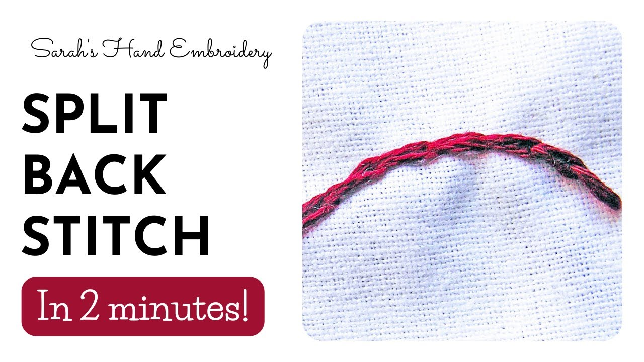 Video Library of Hand Embroidery Stitches - Sarah's Hand Embroidery