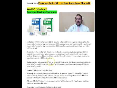 WAKIX® (pitolisant) Excessive Daytime Sleepiness