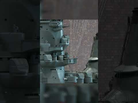 This is how the largest battleship ever guided it's shots!