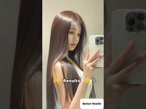 Want glass hair, make this mask for shiny hair #glasshair #haircare