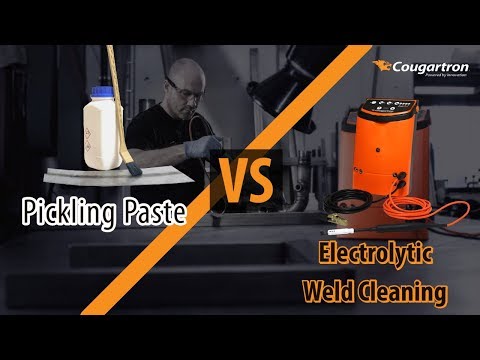 Pickling Paste vs Electrochemical Weld Cleaning I Video Comparison