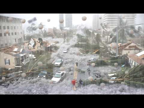 Chaos in Florida Today! Brutal Hail Storm Destroys Homes & Cars in Tallahassee