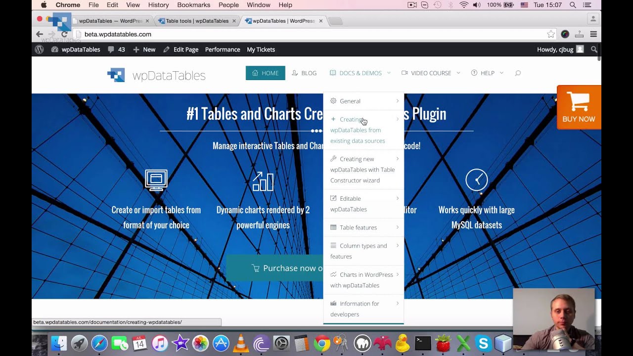 How to use wpDataTables WordPress Table Tools