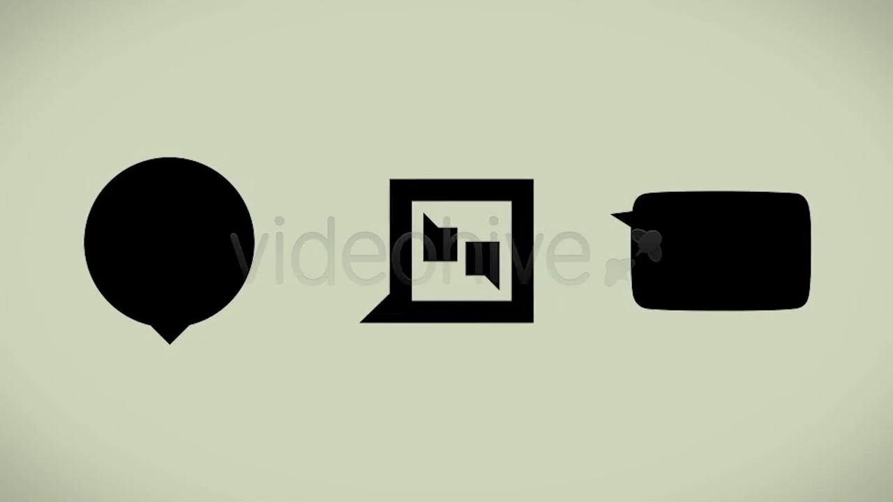 Speech Bubbles On Alpha – Pack Of 15 | Motion Graphics - Videohive template