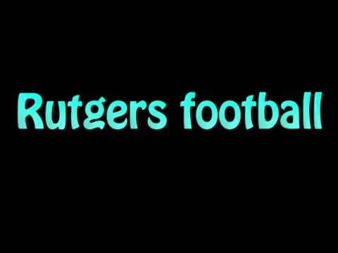 Learn How To Pronounce Rutgers football