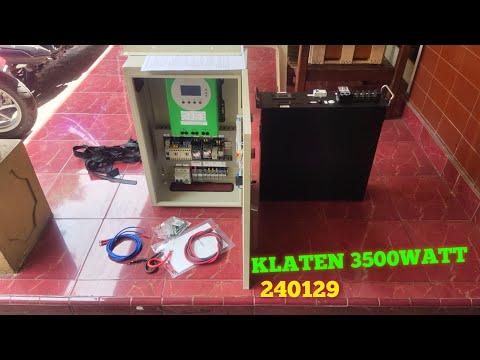 PLTS on grid ganti ke off grid 3500w 48v