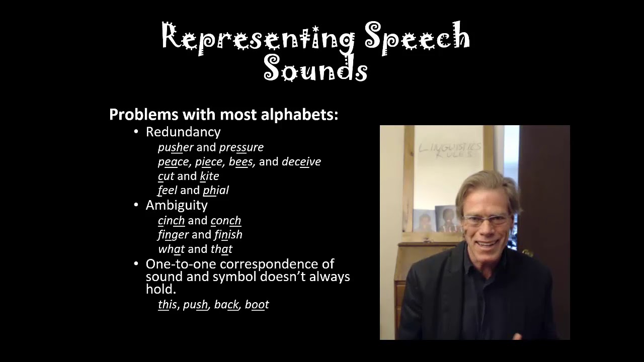 Phonetics Part 2: Representing Speech Sounds