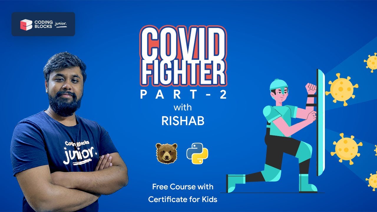 #10 Covid Fighter Part 2 | Ursina Engine-Easy 3D Python Game Engine | Coding Blocks Junior