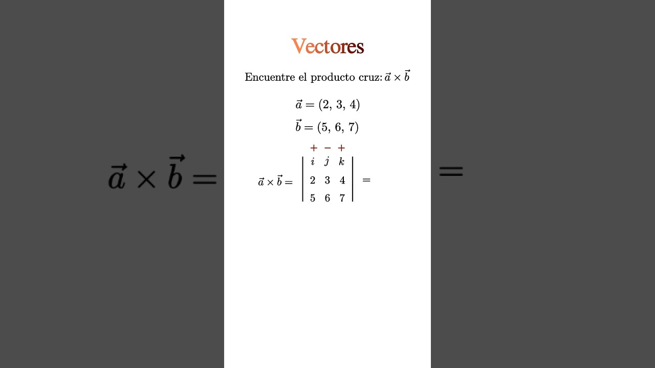 🚀 Producto Cruz explicado fácil | Vectores en el espacio para Física y Cálculo #vectores #física