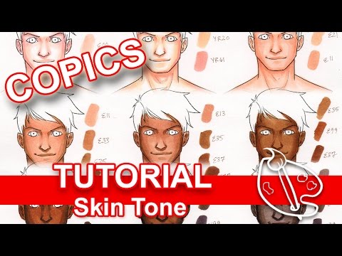 Tutorial: Copic Marker Skin Tutorial [9 Ways!]