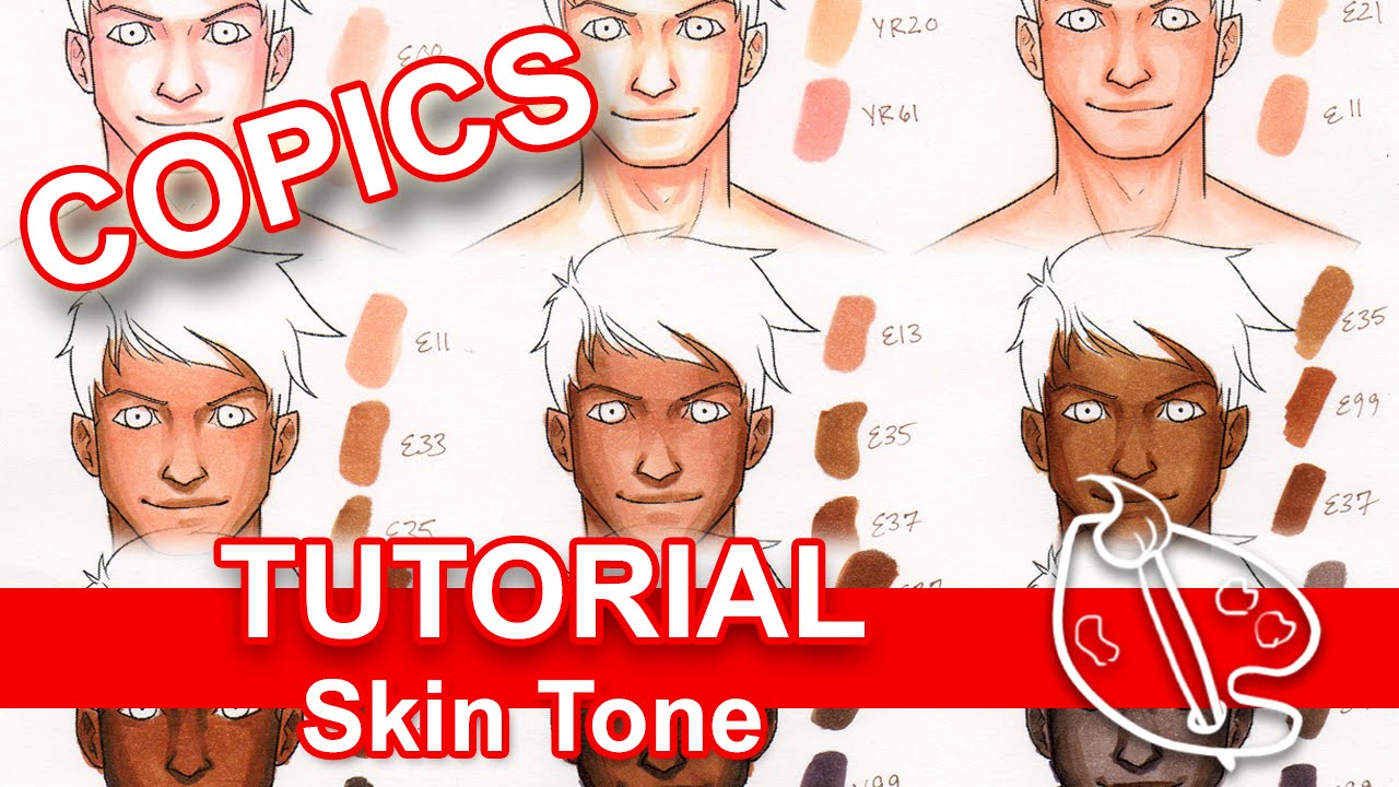 Tutorial: Copic Marker Skin Tutorial [9 Ways!]
