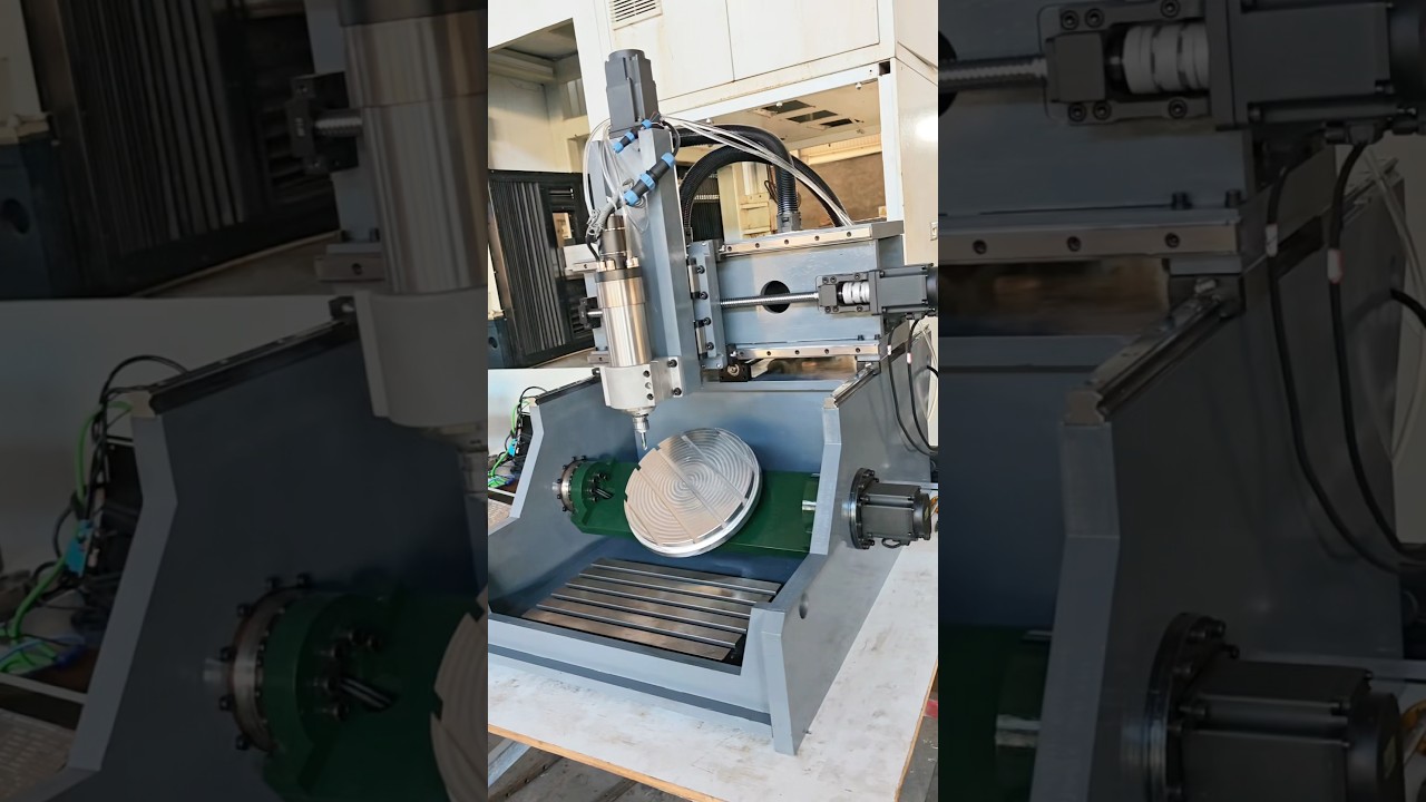 Is this the mini 5-axis CNC machine you need?#cnc #cncmachine #diy #cncmachinist #5axis