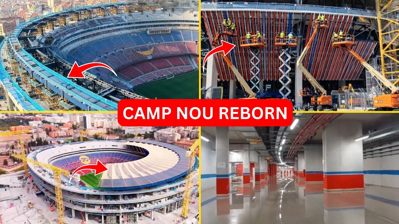 Camp Nou Massive Breakthrough 😱 Compression Ring Rising & Third Tier Almost DONE!