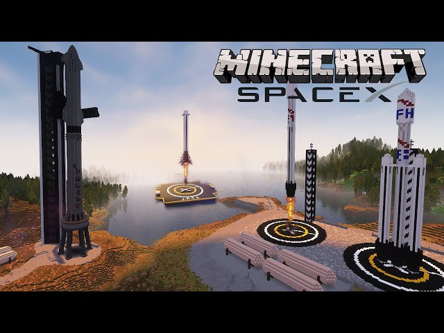 SpaceX Minecraft Map