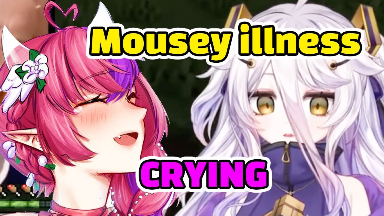 Ironmouse Tears UP reacting to Henya asking about her Sickness