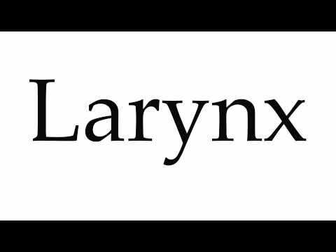 How to Pronounce Larynx
