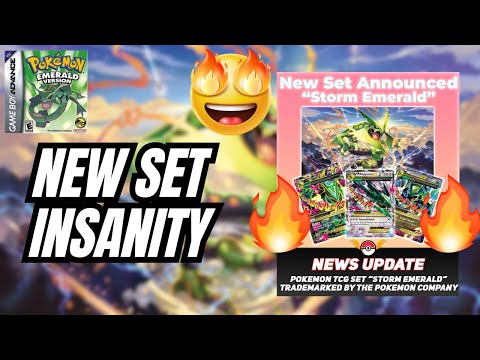MEGA RAYQUAZA IS COMING BACK! New Pokémon Storm Emerald Set Announced!