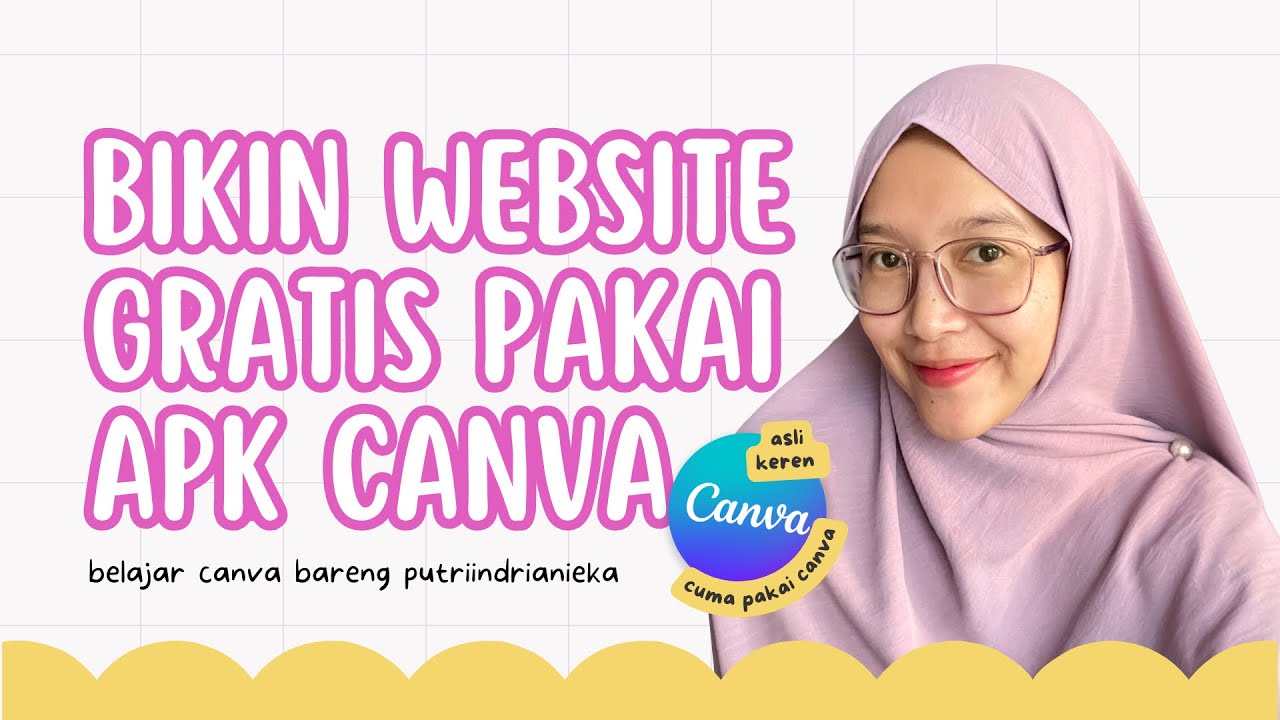 CARA MEMBUAT WEBSITE/LANDING PAGE GRATIS DI CANVA | Tutorial Canva