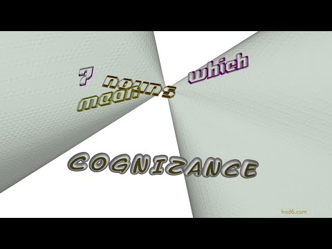 cognizance - 7 nouns which are synonyms of cognizance (sentence examples)