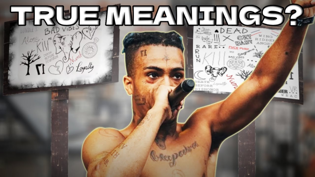Breakdown of All XXXTentacion Tattoos (29 Tattoos)