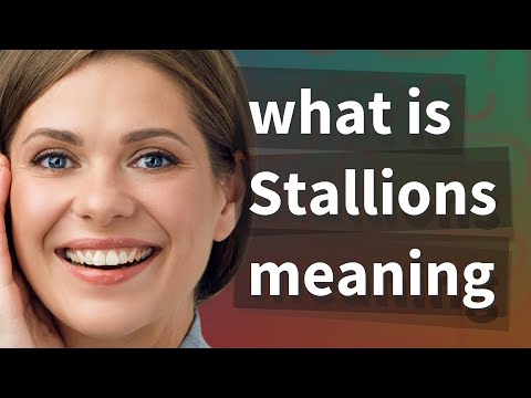 Stallions | meaning of Stallions