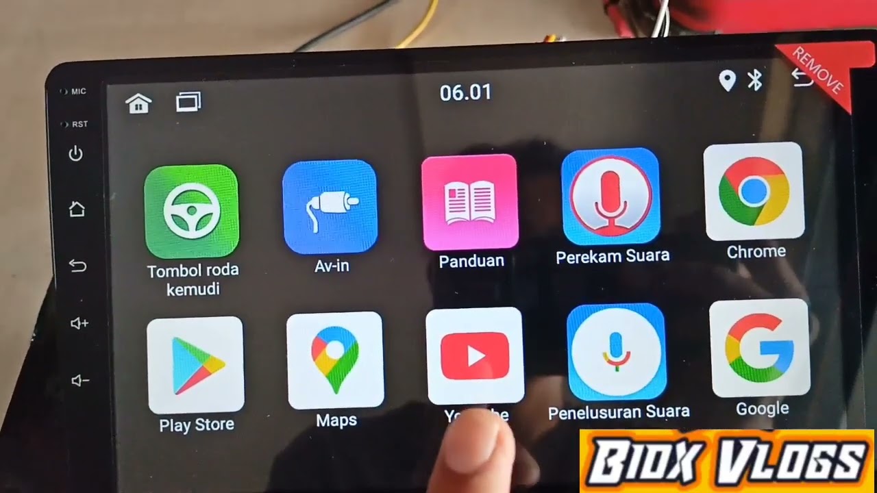 UNBOXING HEAD UNIT ANDROID 9 INCH EMBASSY RAM 2 INTERNAL 32