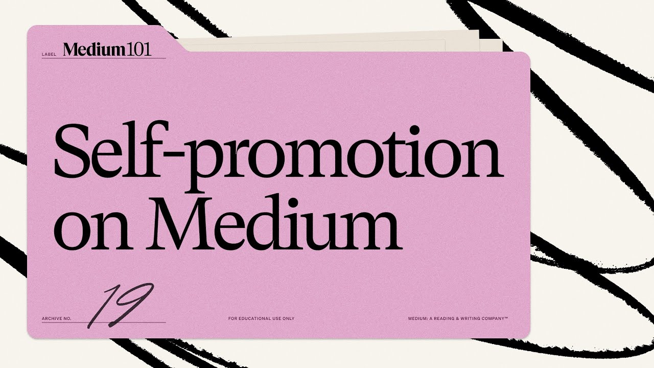 Can you self promote on Medium?