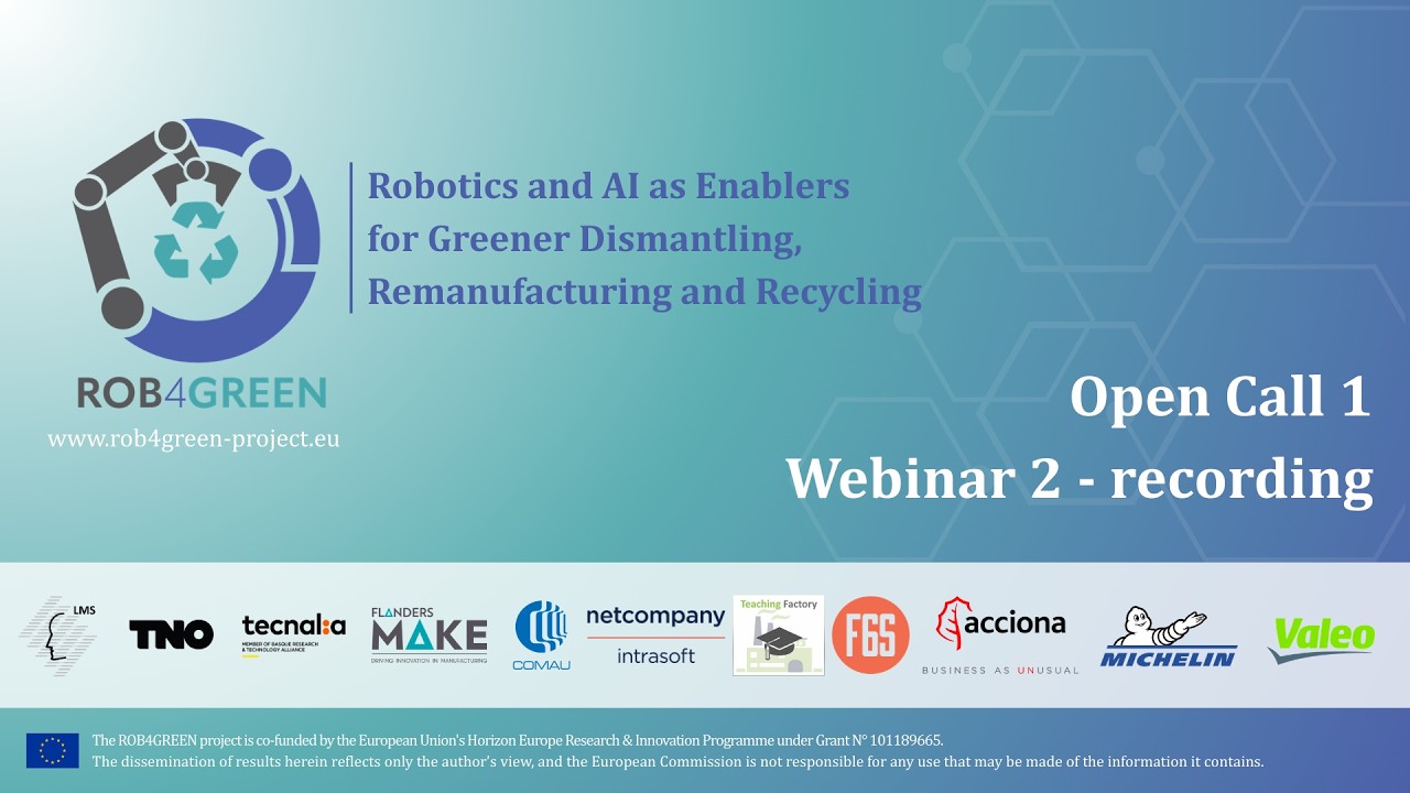 ROB4GREEN Open Call 1 - Webinar#2 recording