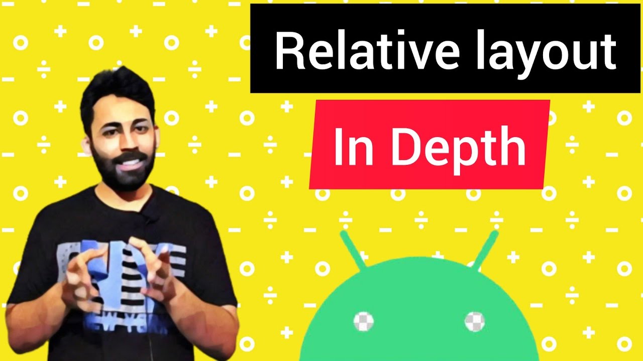 Relative layout in android studio tutorial | Examples explained
