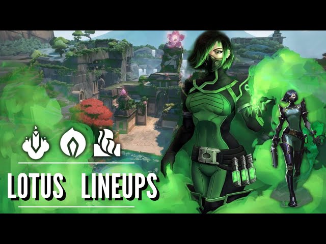 Best Viper lineups for Lotus in Valorant