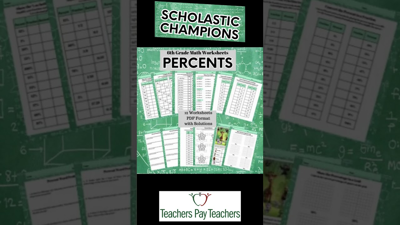 Ratio Bundle Math Worksheets