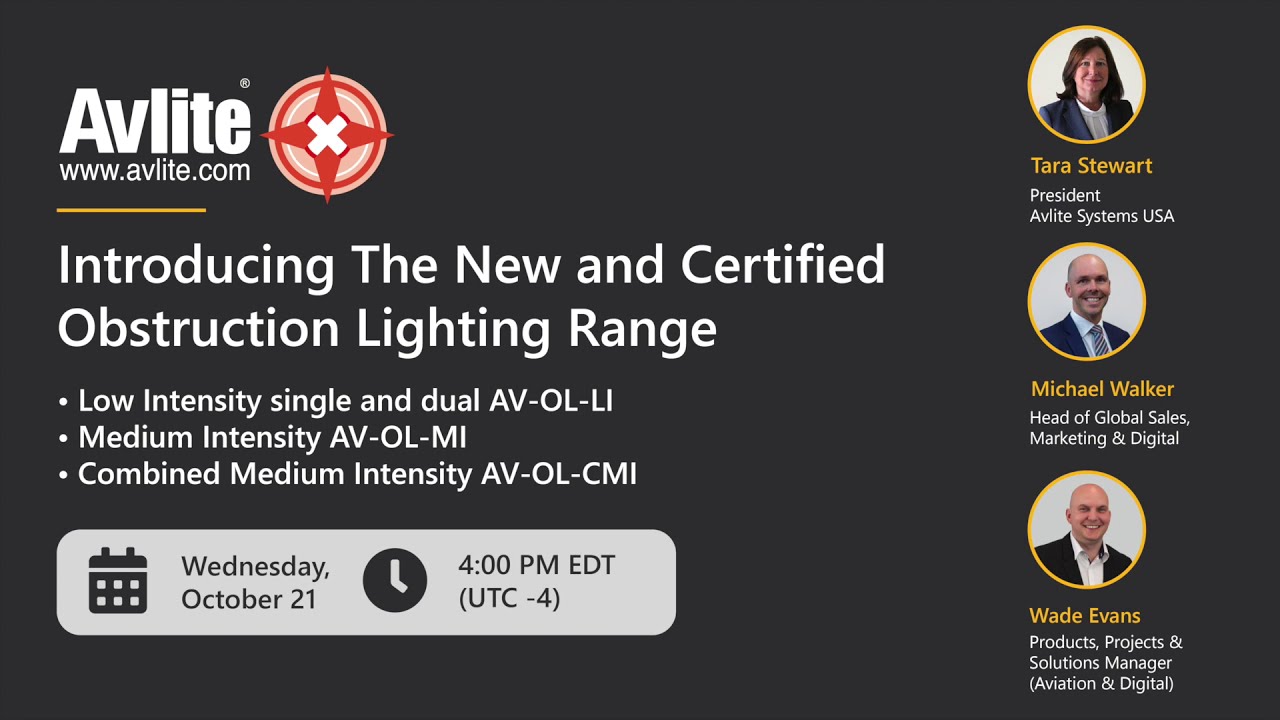 [Webinar] Introducing the New and Certified Obstruction Lighting Range