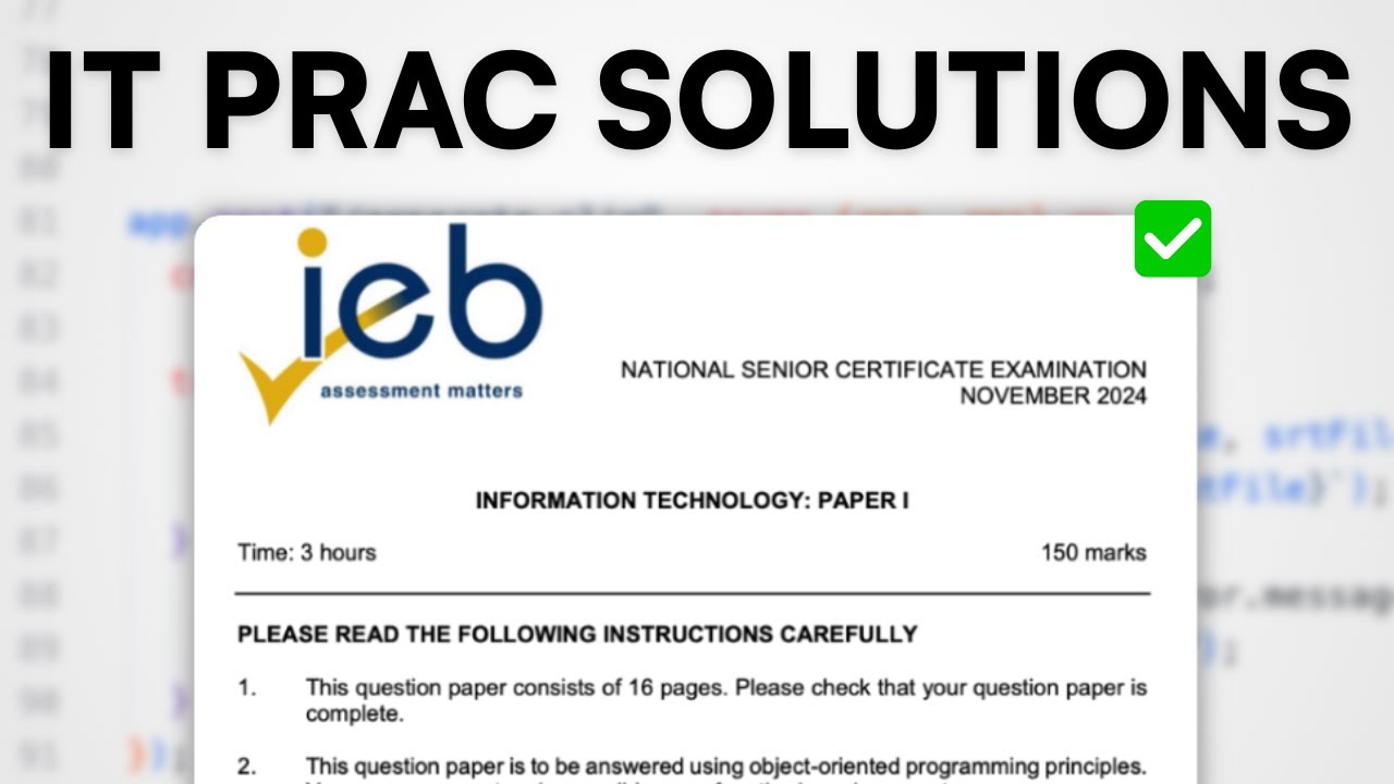 2024 IEB IT Practical Exam (Java) - Detailed Solutions