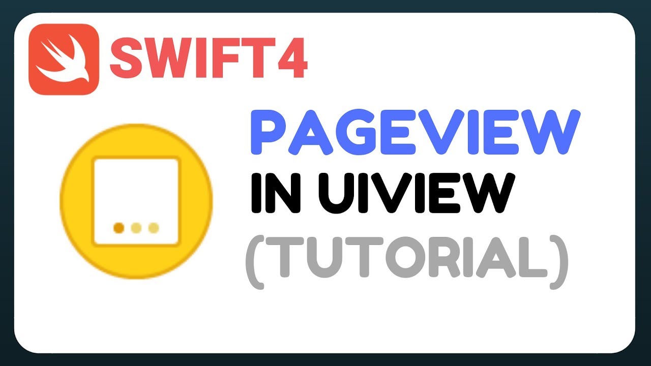 [Swift 4] UIPageView in ViewController, UIPageViewController tutorial example