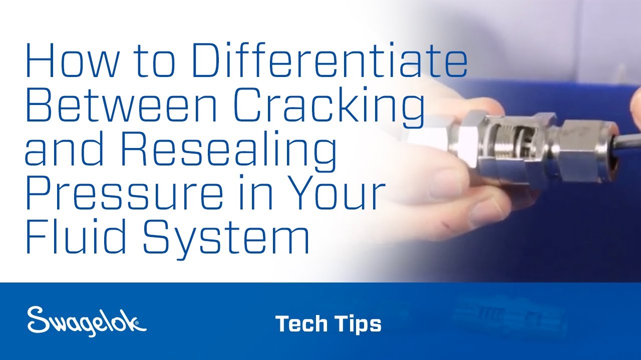 How to Differentiate Between Cracking and Resealing Pressure in Your Fluid System