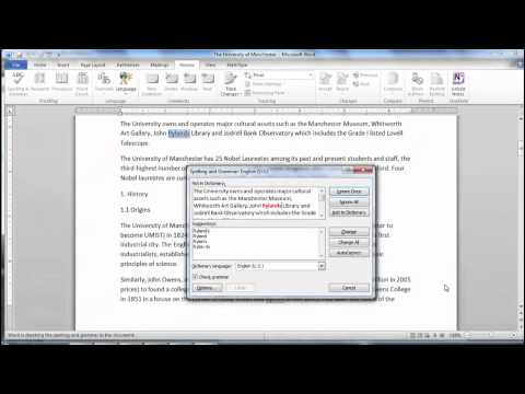 Shortcuts, spell check, save as pdf, track changes