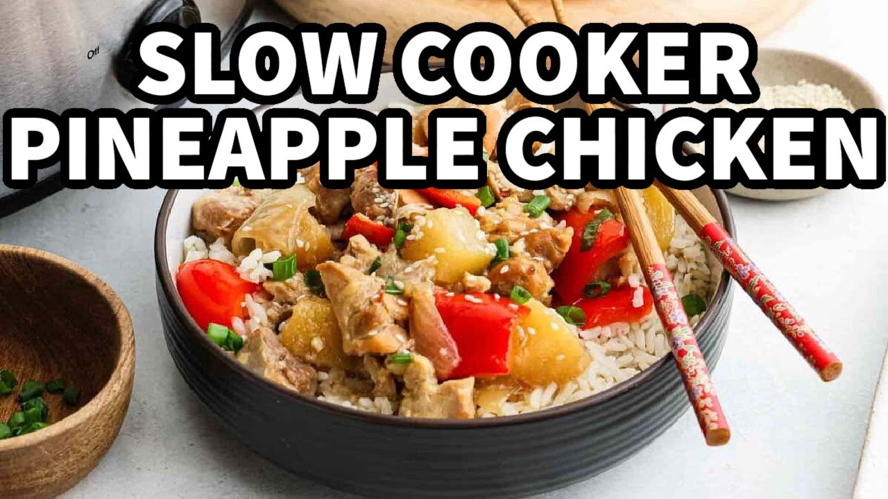 Crockpot Pineapple Chicken – Easy Weeknight Dinner