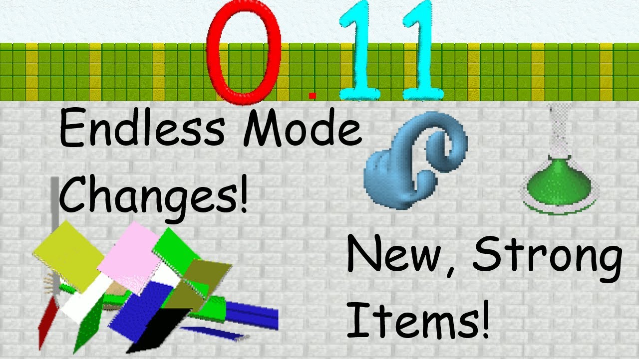 Baldi's Basics Plus: 0.11 Update (Endless Mode Changes, New Items!)