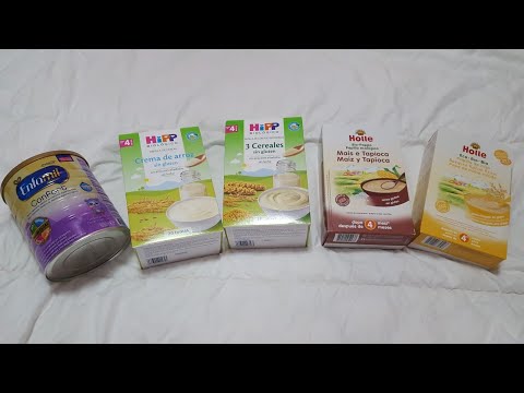 Reflexión de lactancia, Leche Enfamil Confort y papillas Hipp y Holle