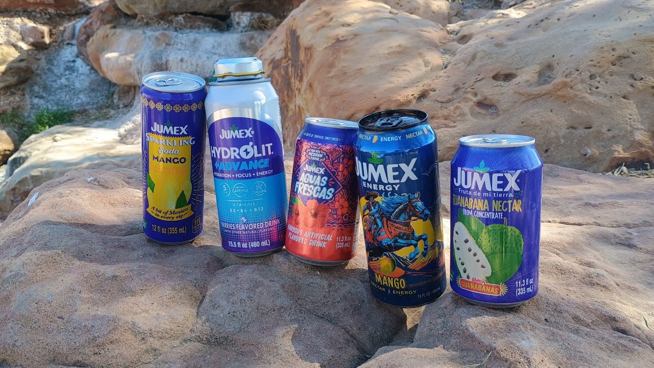 Trying 23 JUMEX flavors