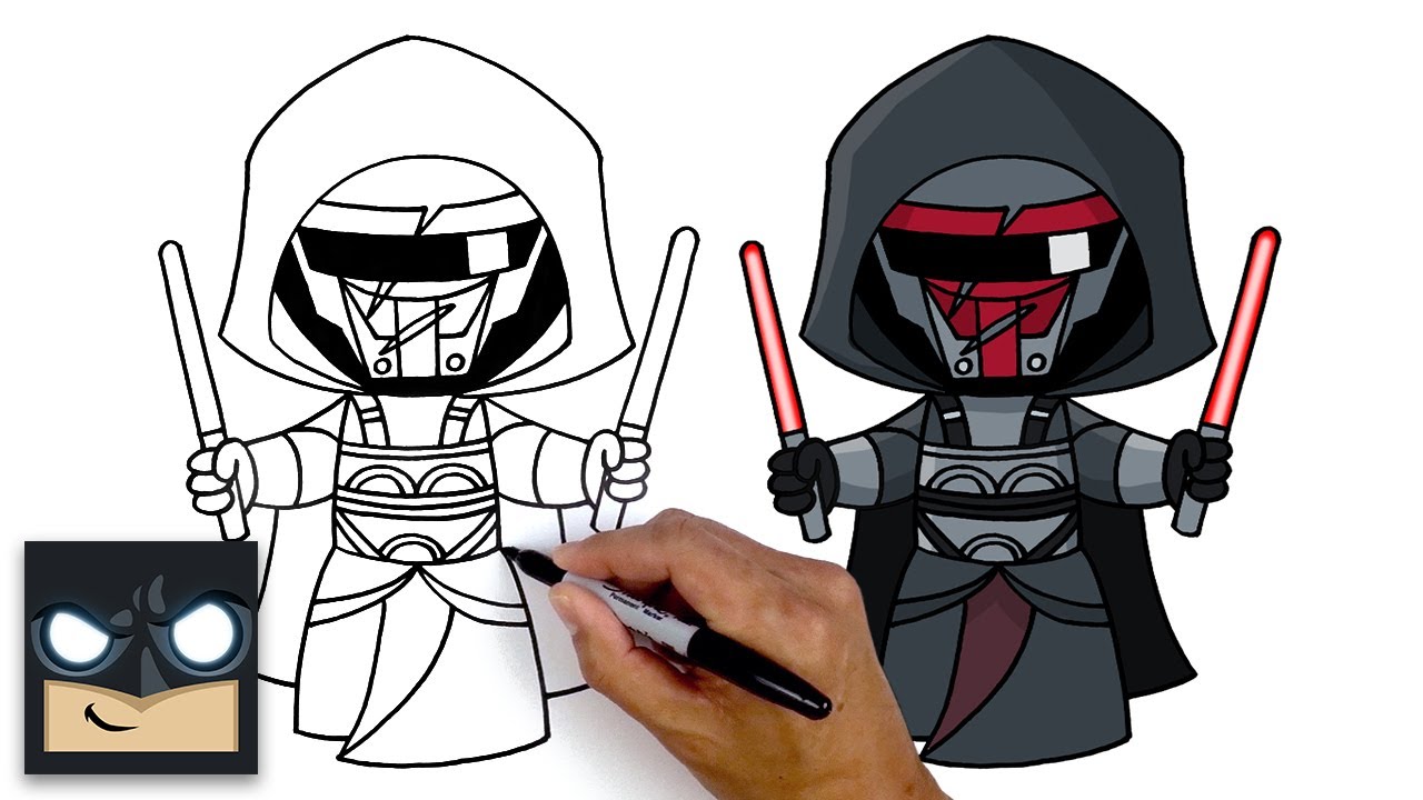 How To Draw Darth Revan | Star Wars
