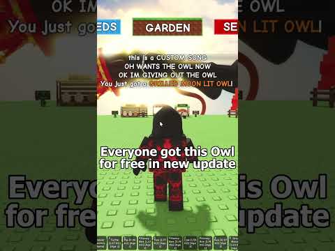 Jandel gave everyone Cooked Owl for FREE in Grow A Garden