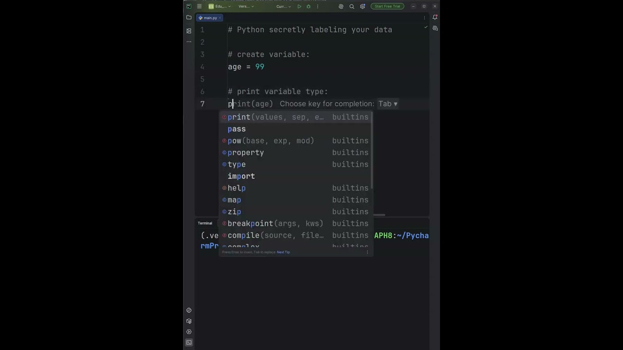 This Python Trick Reveals Data Types Instantly