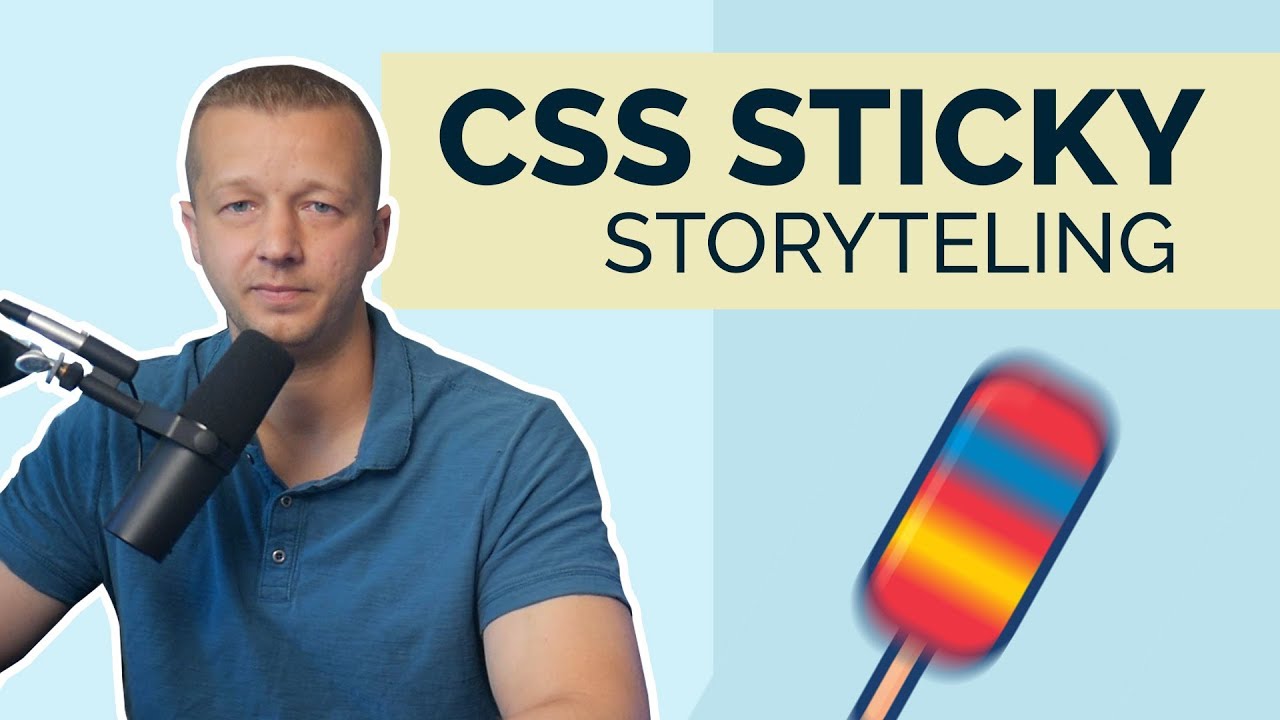 Pure CSS Sticky Storytelling with 1 Property??